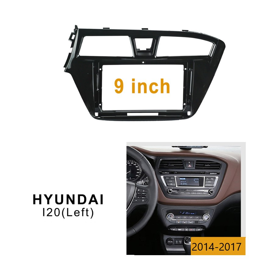 Jual Frame head unit android 9 inch Hyundai i20 i-20 2014 - 2017 LHD ...