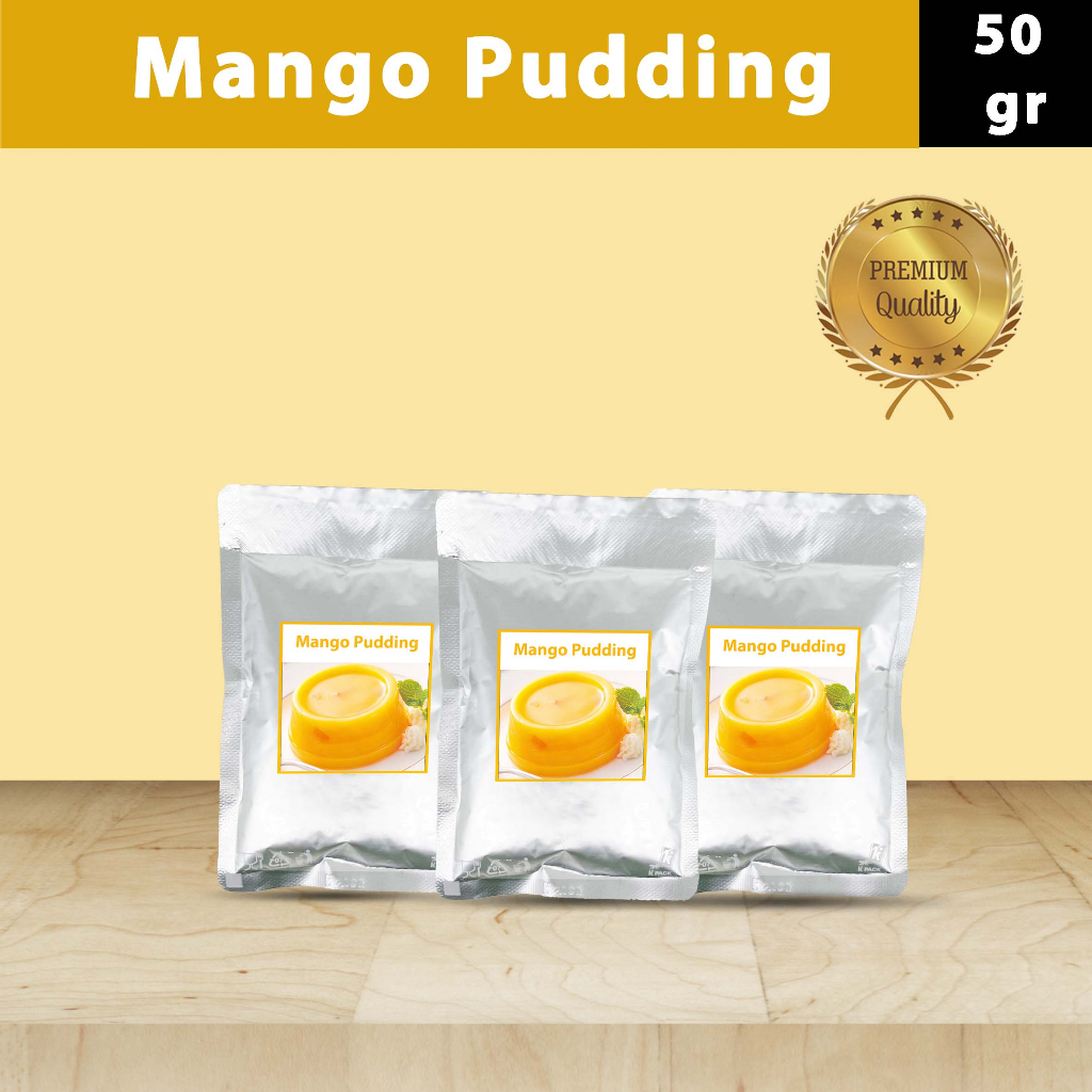 Jual Bubuk Puding Mangga Instant Pudding Mango Mix Powder Sachet ...