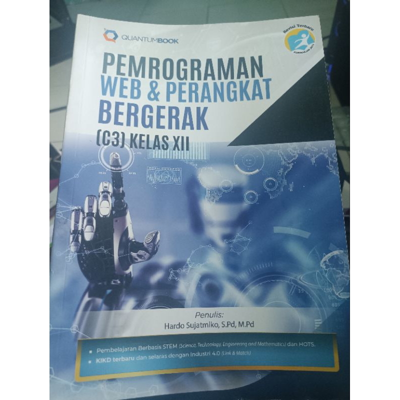 Jual PEMOGRAMAN WEB DAN PERANGKAT BERGERAK KELAS 12 C3 QUANTUMBOOK ...