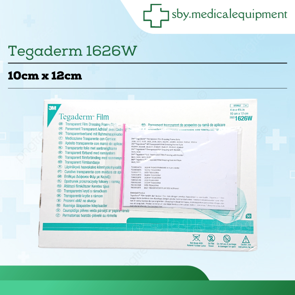 Jual Tegaderm IV 1626W size 10cm x 12cm Satuan Plester Tahan Air ...