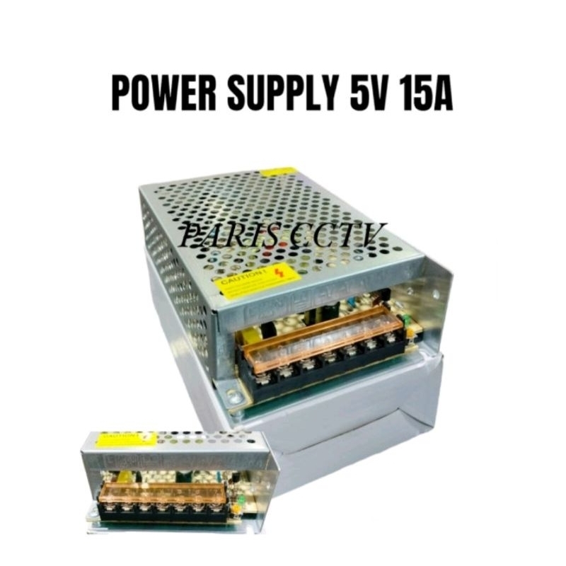 Jual Adaptor 5V 15A Power Supply Switching Jaring 15 Ampere 5 Volt DC ...