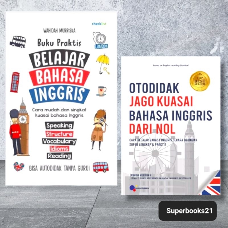 Jual Paket Hemat 2 Buku Praktis Belajar Bahasa Inggris Dan Otodidak Jago Kuasai Bahasa Inggris ...