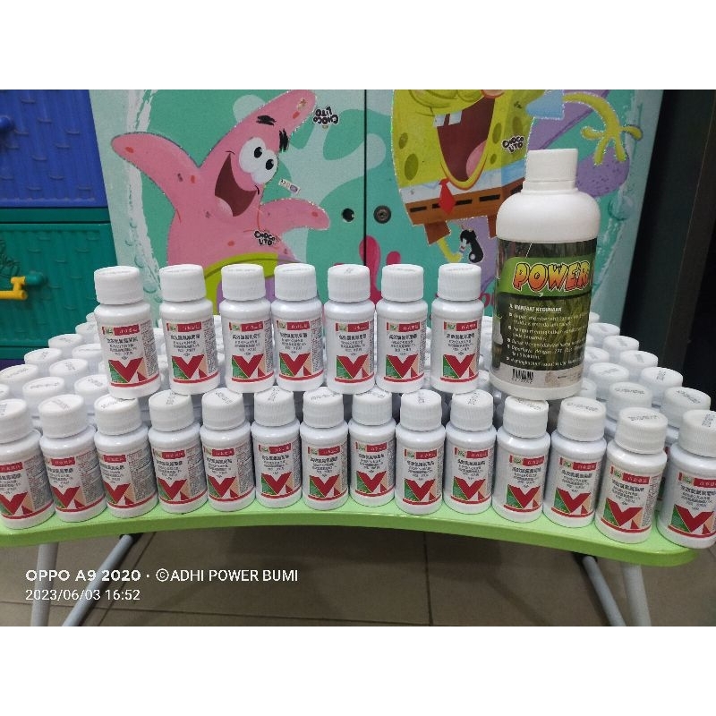 Jual Paket Racun Ulat 1 botol ukuran 75 ML & 2 Botol POC Power Bumi 500 ...