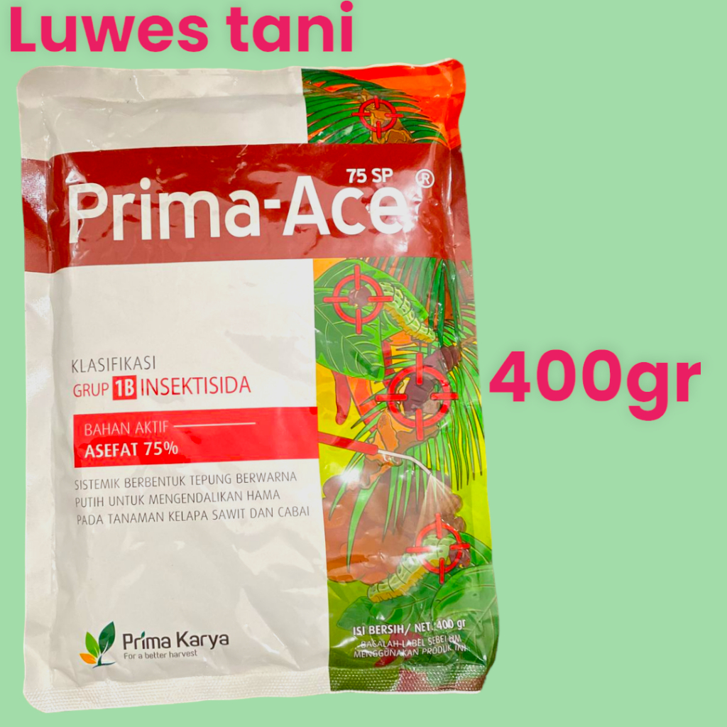 Jual Insektisida PRIMA ACE 75 SP 400g asefat | Shopee Indonesia