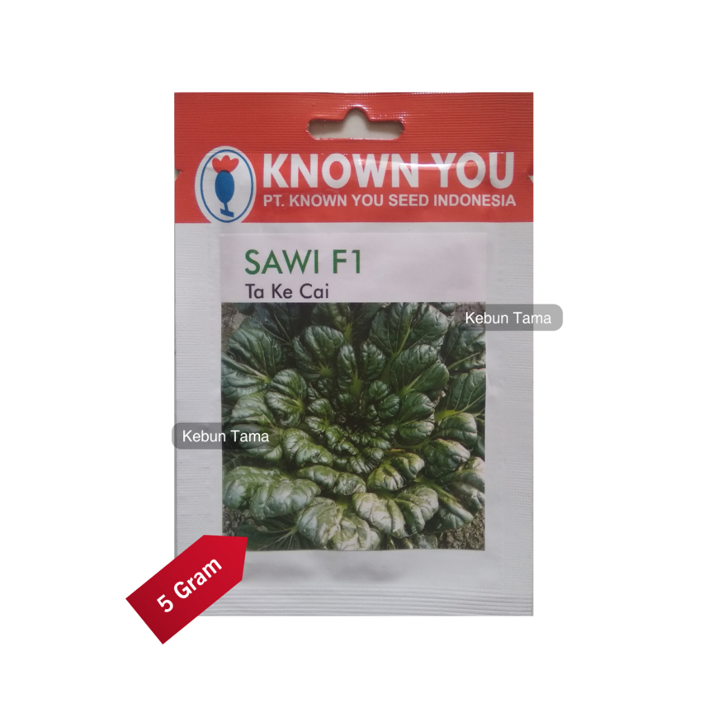 Jual Benih Sawi Pagoda Ta Ke Cai F1 Takecai Known You Seed Isi 5 Gram ...
