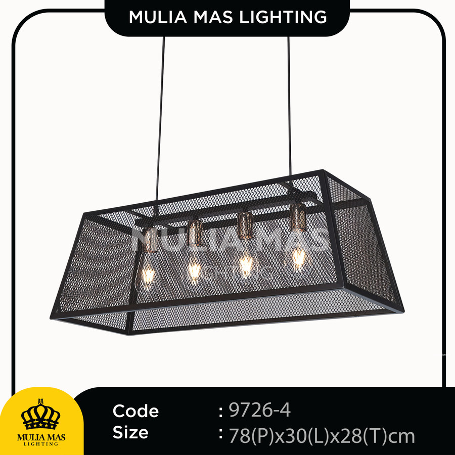 Jual Lampu Gantung Model Cafe Minimalis Industrial Hias Ruang Tamu 60425 - 9726 | Shopee Indonesia