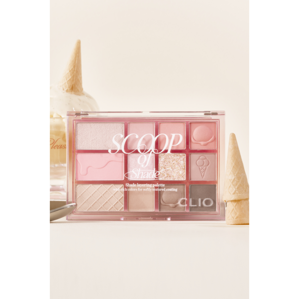 Jual CLIO Shade & Shadow Palette 03 Scoop of Shade 9.6g | Shopee Indonesia