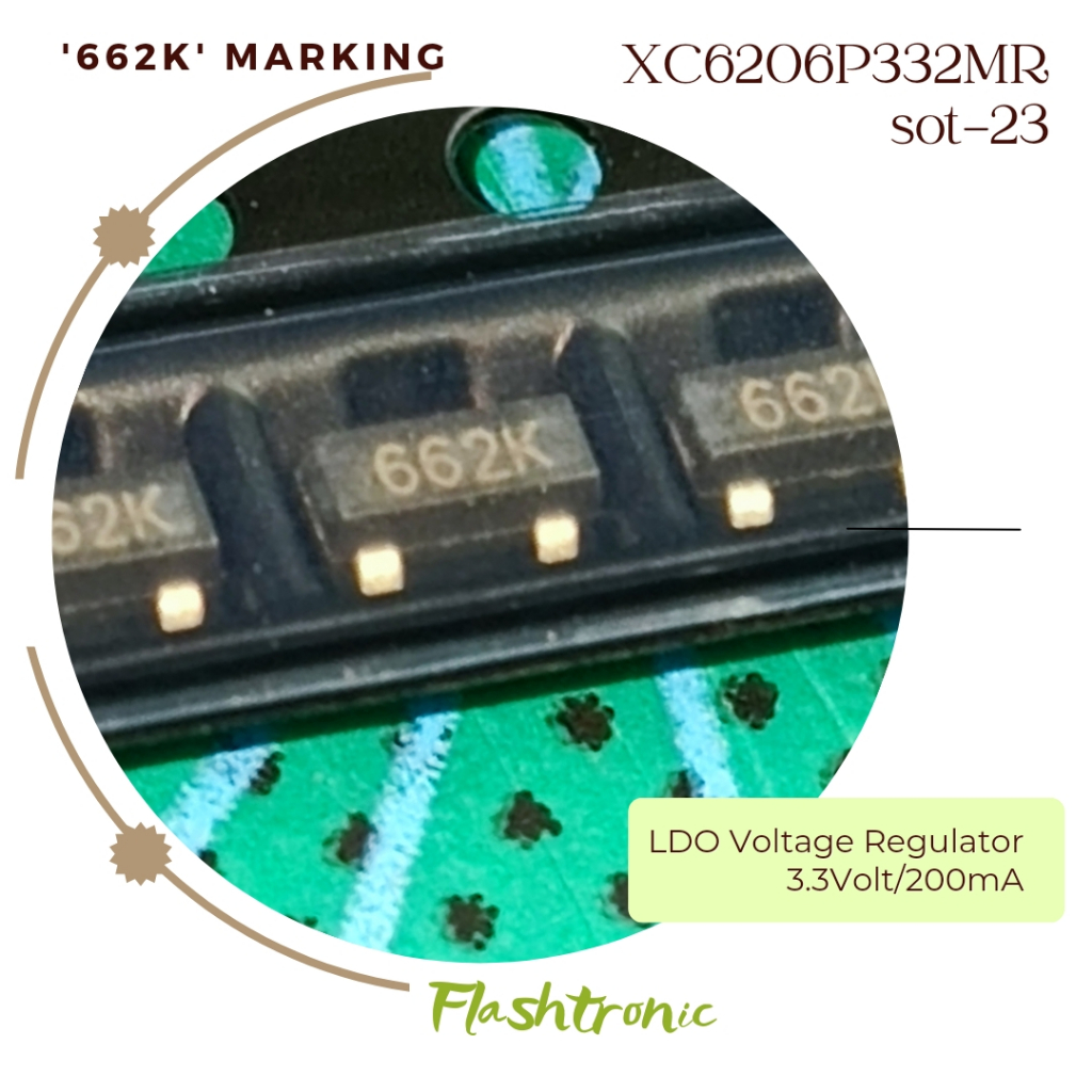 Jual XC6206P332MR IC Regulator 662K marking | Shopee Indonesia