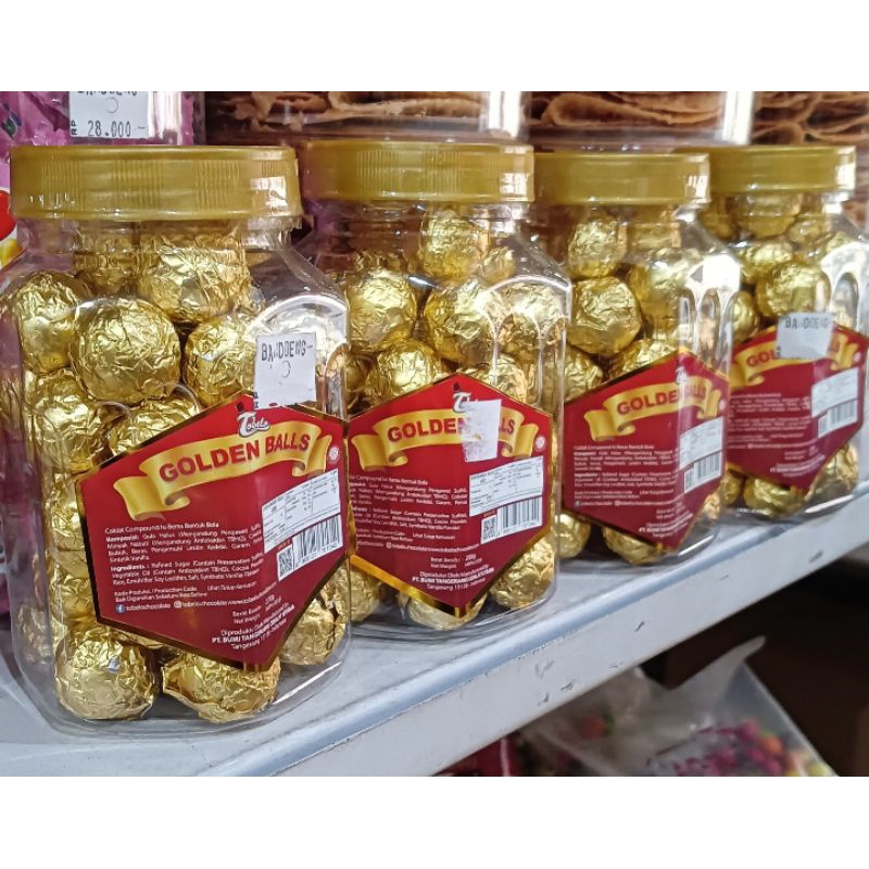 Jual COKLAT GOLDEN BALL PERMEN COKLAT BOLA EMAS COKLAT ASLI LEMBUT ISI ...