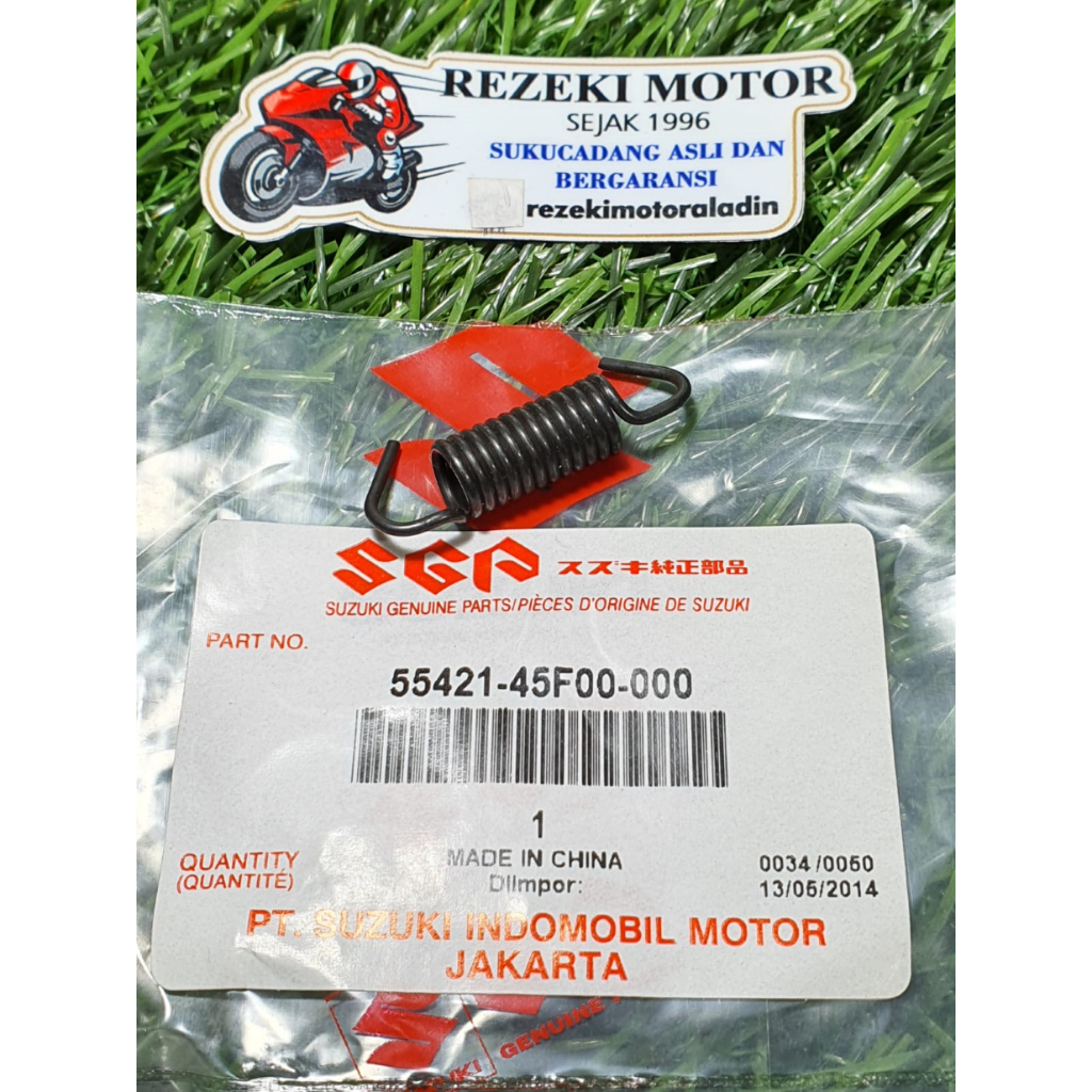 Jual PER KAMPAS REM BELAKANG BLK SPIN SKYWAVE ASLI ORI SUZUKI 55421 ...