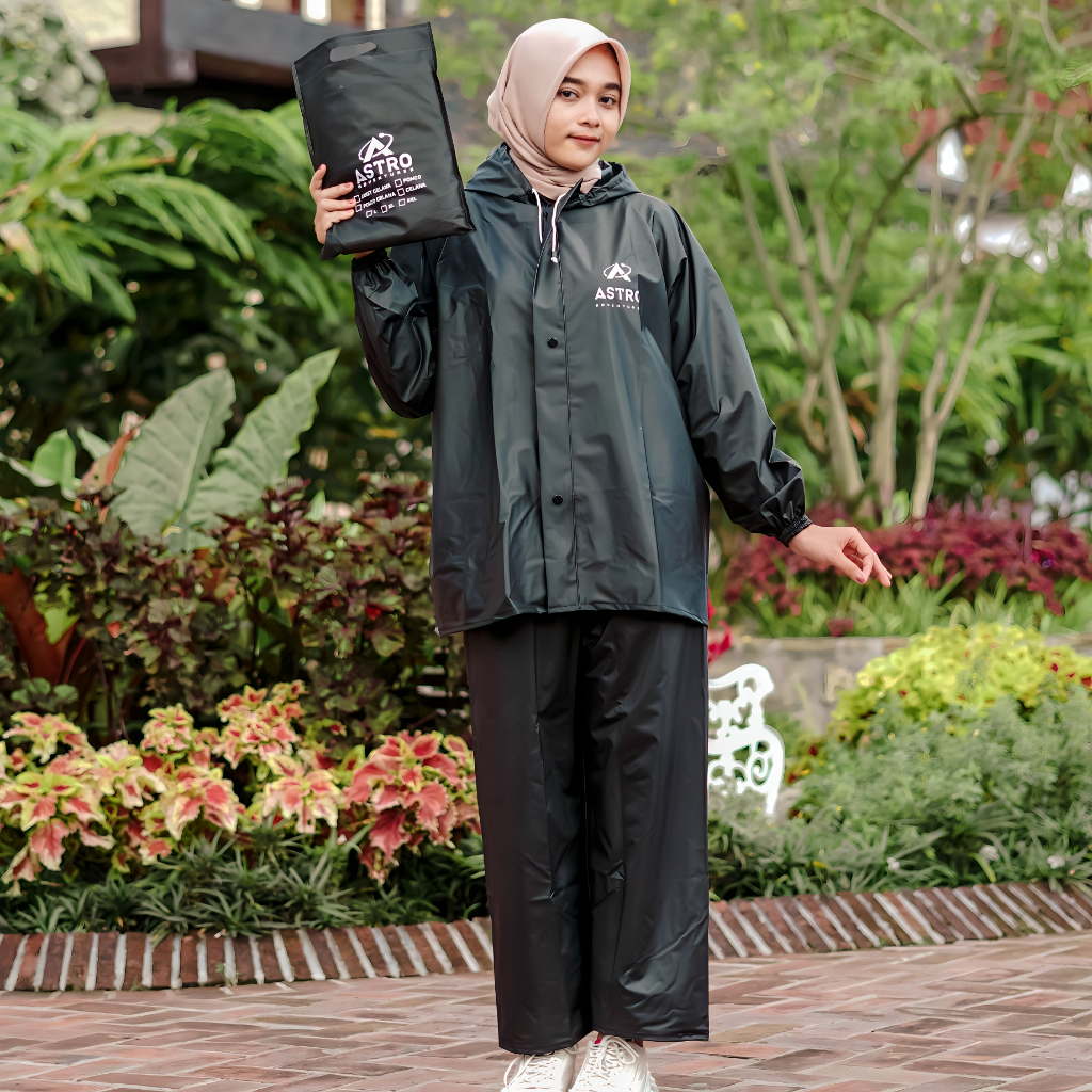 Jual Jas Hujan Setelan Wanita Dan Pria Dewasa Jumbo Jas Hujan Anti Rembes Dan Kuat mantrol ...