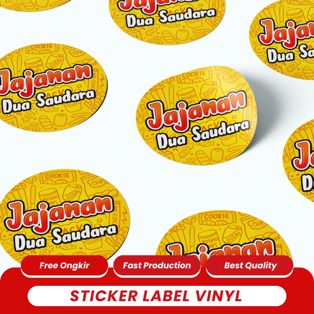 Jual CETAK STIKER VINYL | STIKER LABEL PRODUK| | STIKER KEMASAN I ...