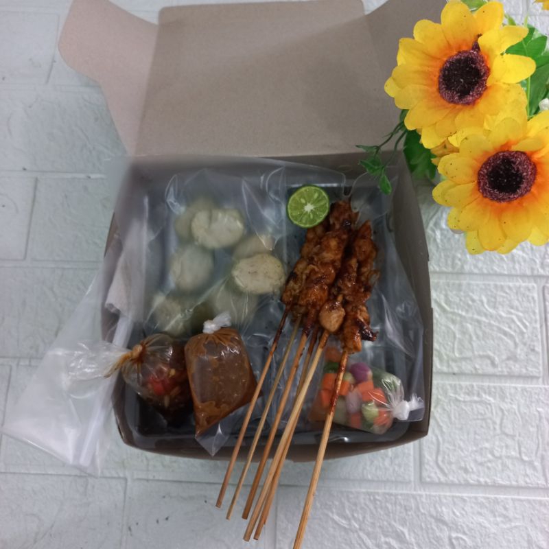 Jual Paket Nasi kotak Sate Ayam untuk acara/Nasi box/Nasi kotak/Paket ...