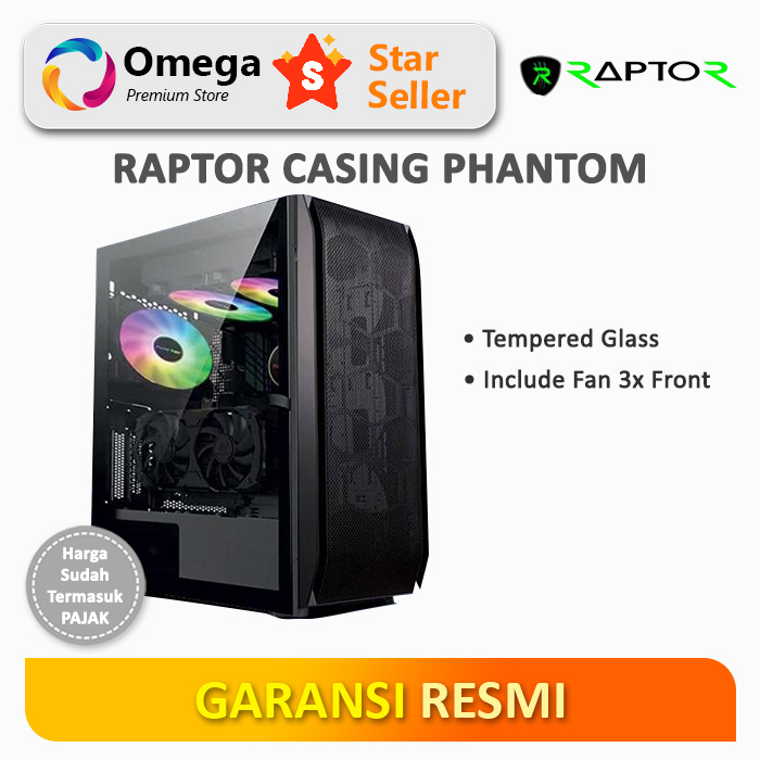 Jual Casing Gaming Raptor Phantom | Shopee Indonesia
