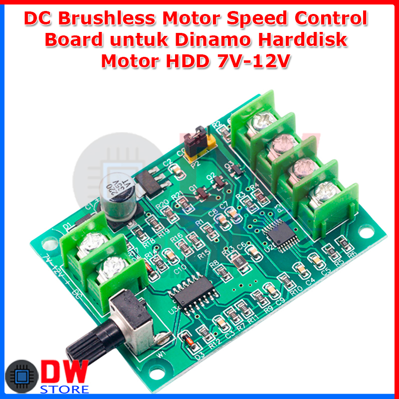 Jual Brushless DC Motor Speed Controller 7V-12V Pengatur Kecepatan ...
