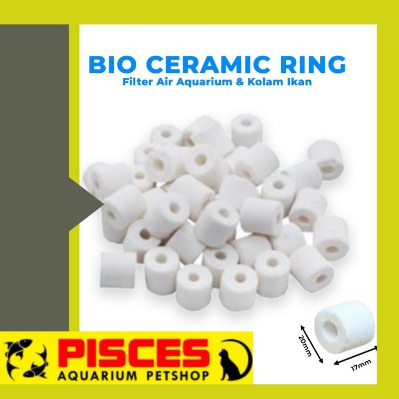 Jual CERAMIC KERAMIK RING BIORING FILTER AIR 500GR | Shopee Indonesia