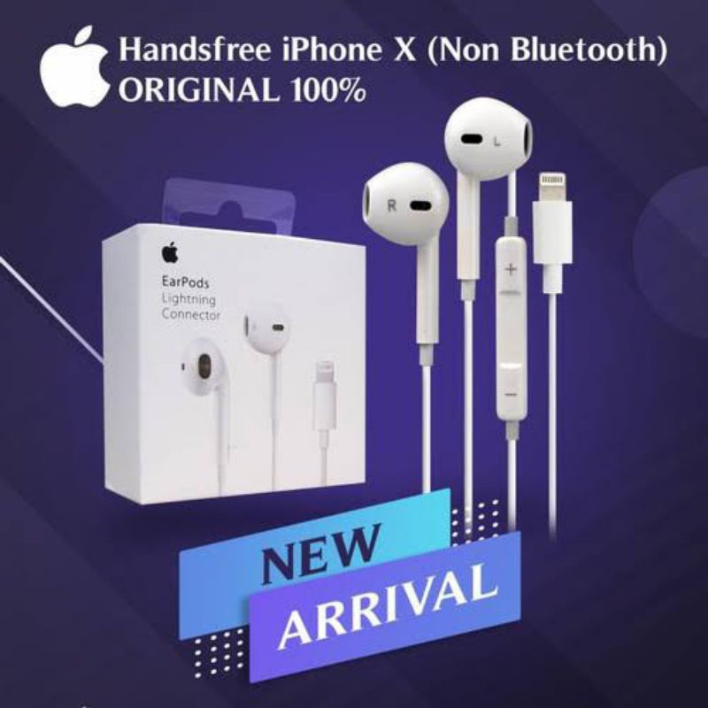 Jual HANDSFREE FOR IPHONE ORIGINAL (TANPA BLUETOOTH) | Shopee Indonesia