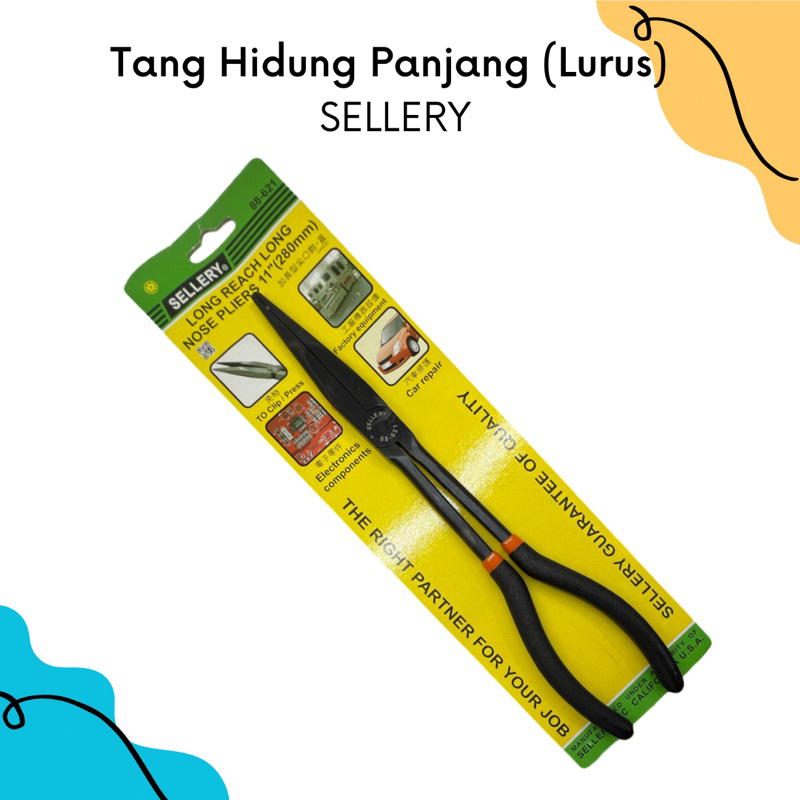 Jual Sellery Tang Runcing Lurus 11” | Sellery Long Reach Long Nose ...