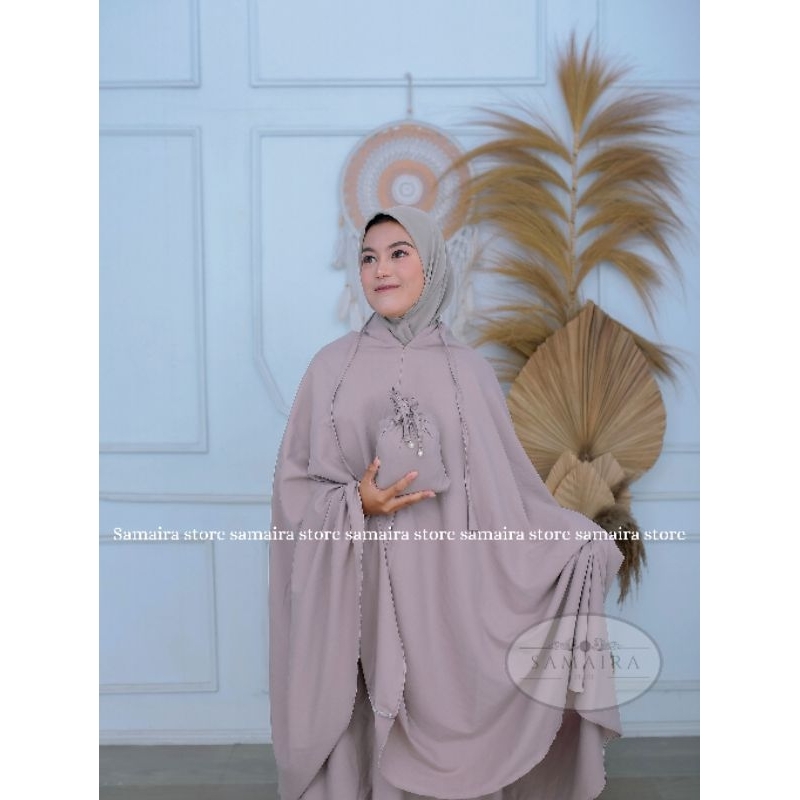 Jual Mukena Travel 2 In 1 Polos Mukenah Travelling Dewasa Katun Premium ...