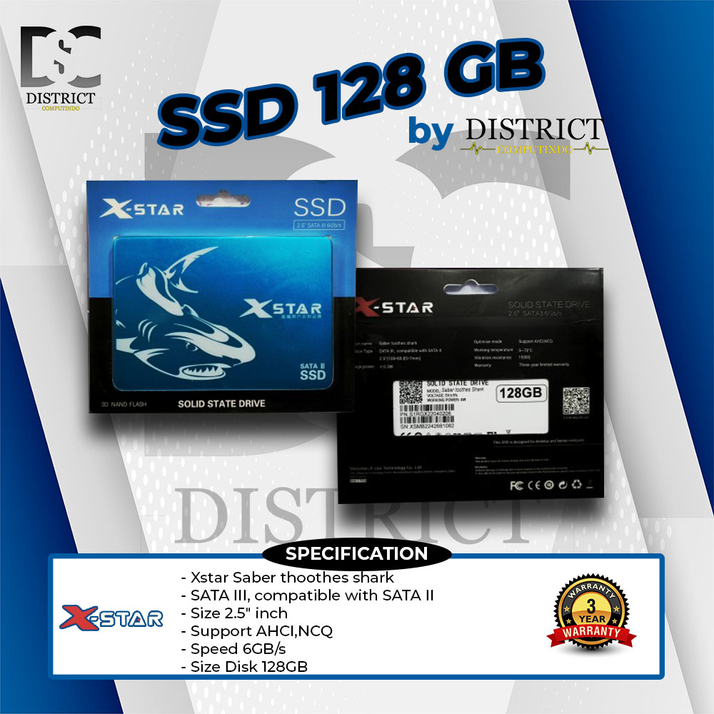 Jual SSD XSTAR 128 GB GARANSI RESMI 3 TAHUN | Shopee Indonesia