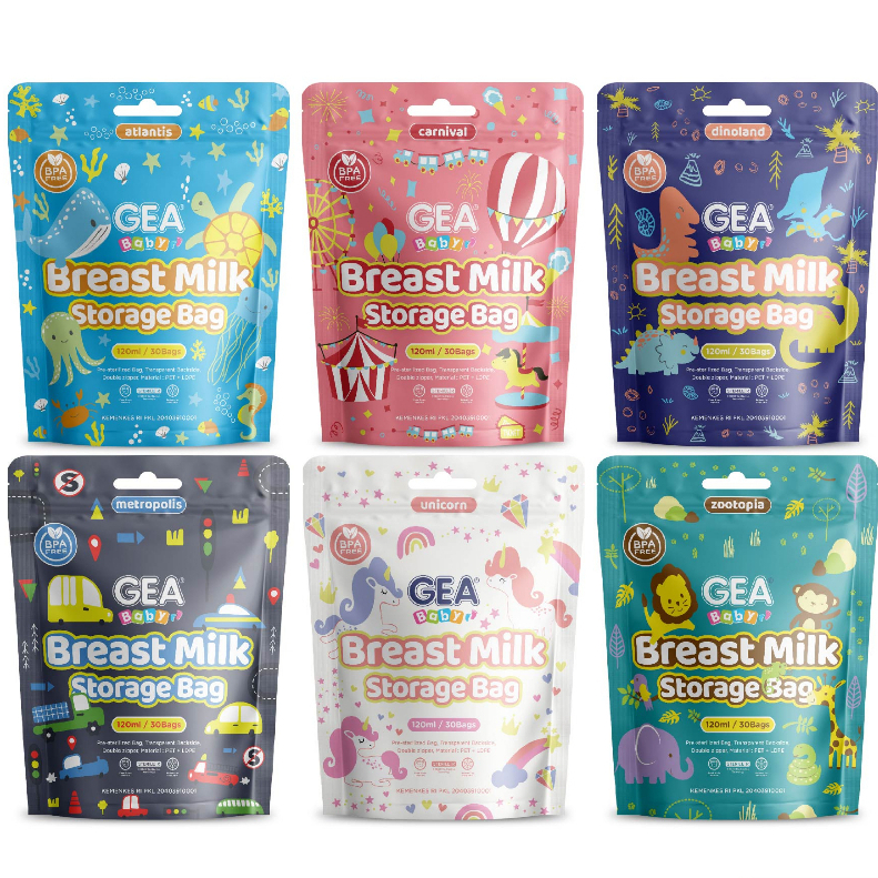 Jual Kantong Asi 120ml isi kantong asi murah jogja penampung asi plastik pelengkap pompa asi ...