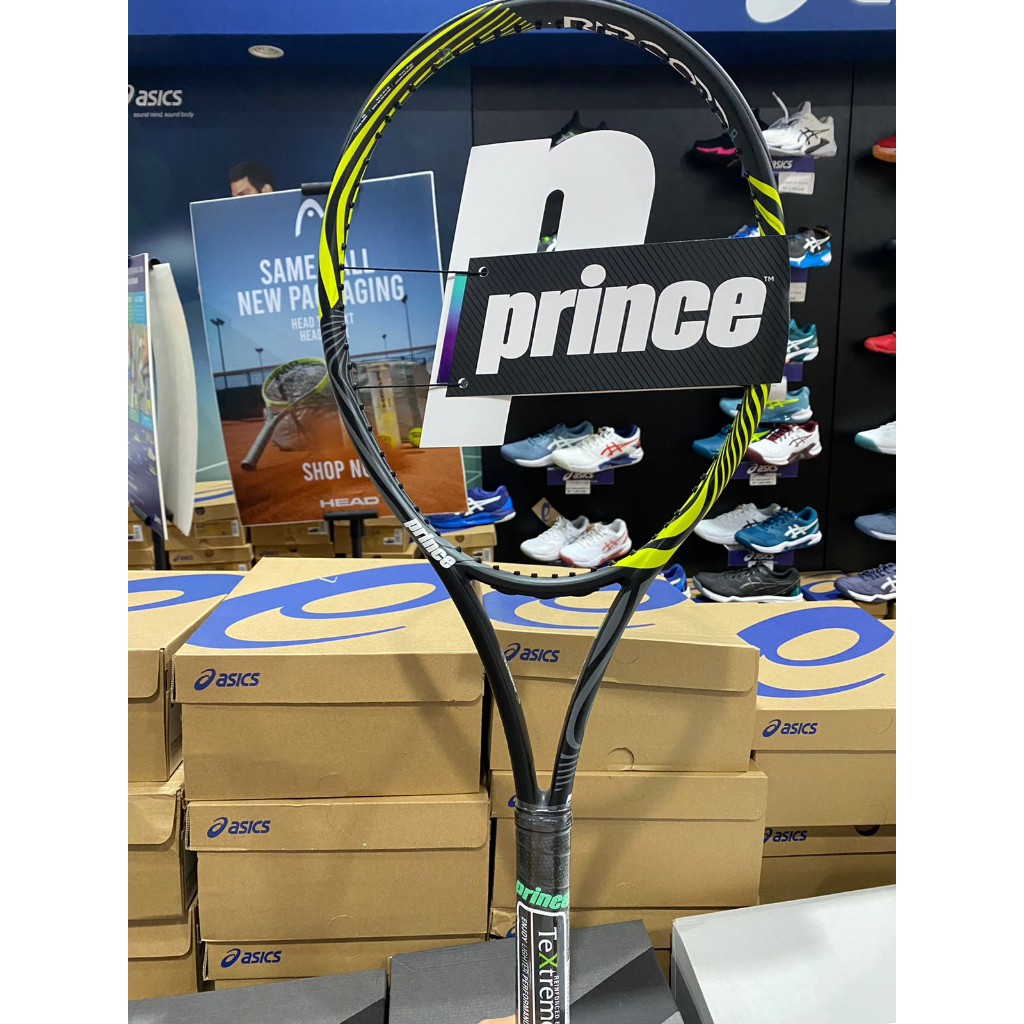 Jual Raket Tenis Prince Ripcord 100 Black/Yellow [280 gram / 100 inc ...