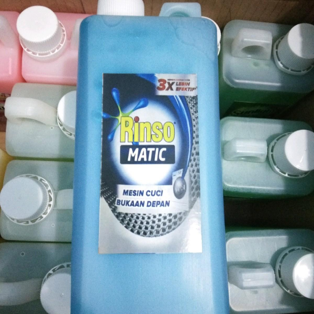 Jual Sabun Detergen Cair Cuci Pakaian Curah Jerigen 1 Liter ( Matic ...