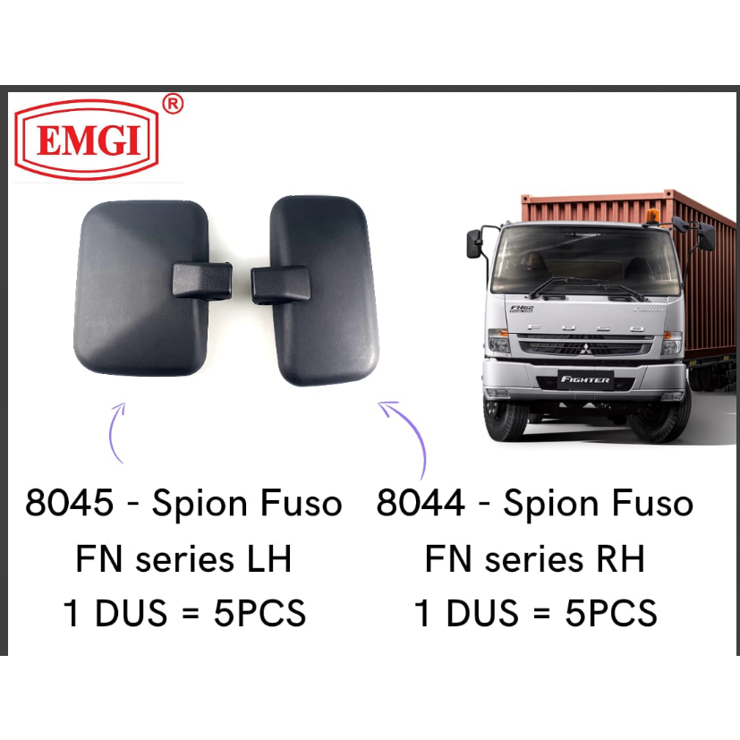 Jual Spion Emgi Mitsubishi Fuso FN Hitam Manual | Shopee Indonesia