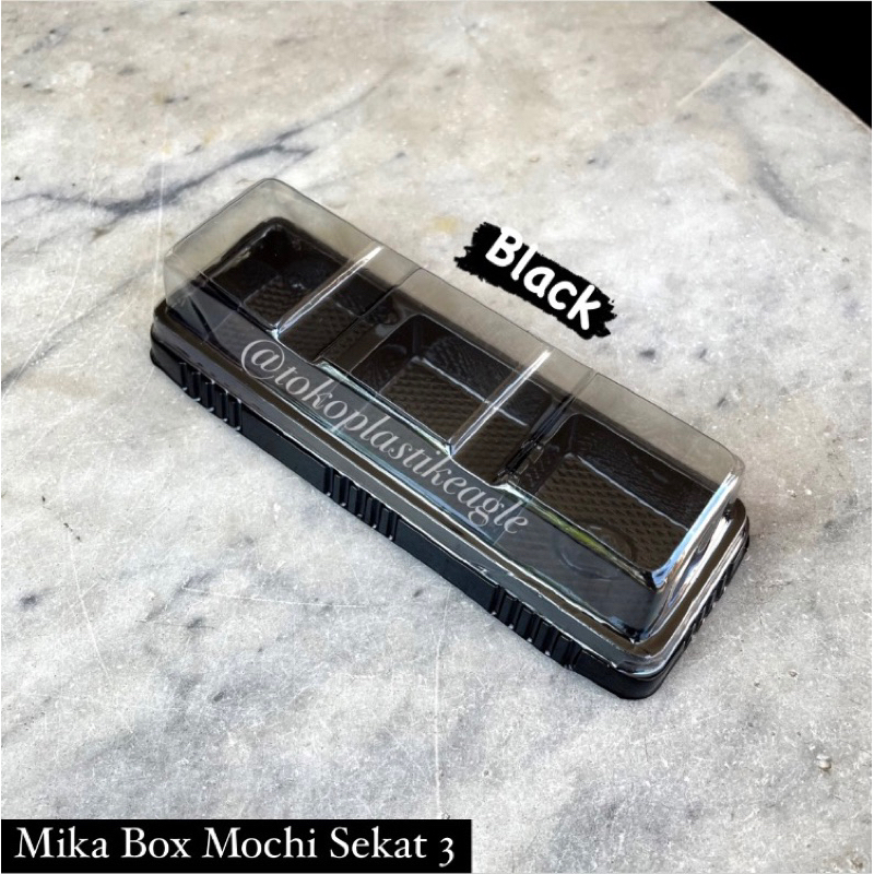 Jual [isi 25pcs] Mika Box Mochi Sekat 3/ Kemasan Mochi Sekat 3 | Shopee ...