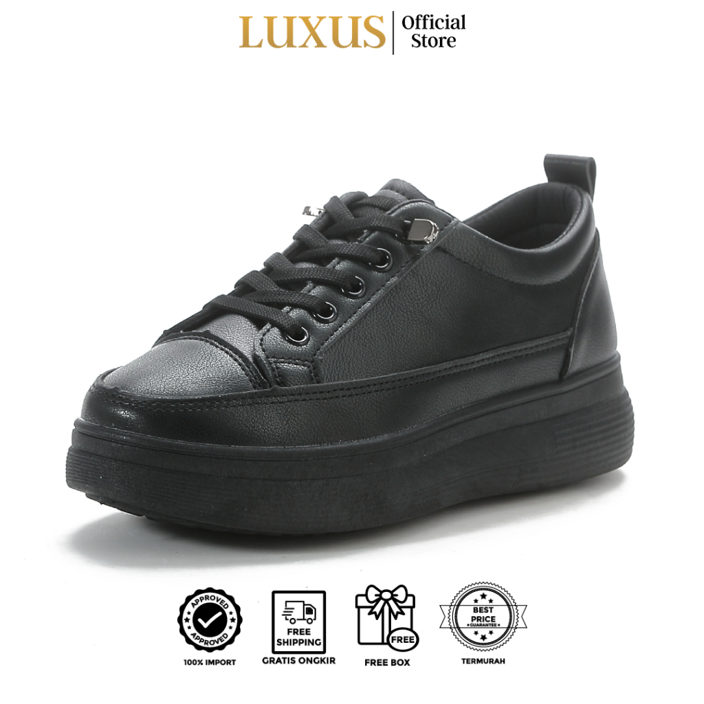 Jual Luxus Minji Sepatu Sneakers Sepatu Wanita Tali Quality- Lx190 | Shopee Indonesia
