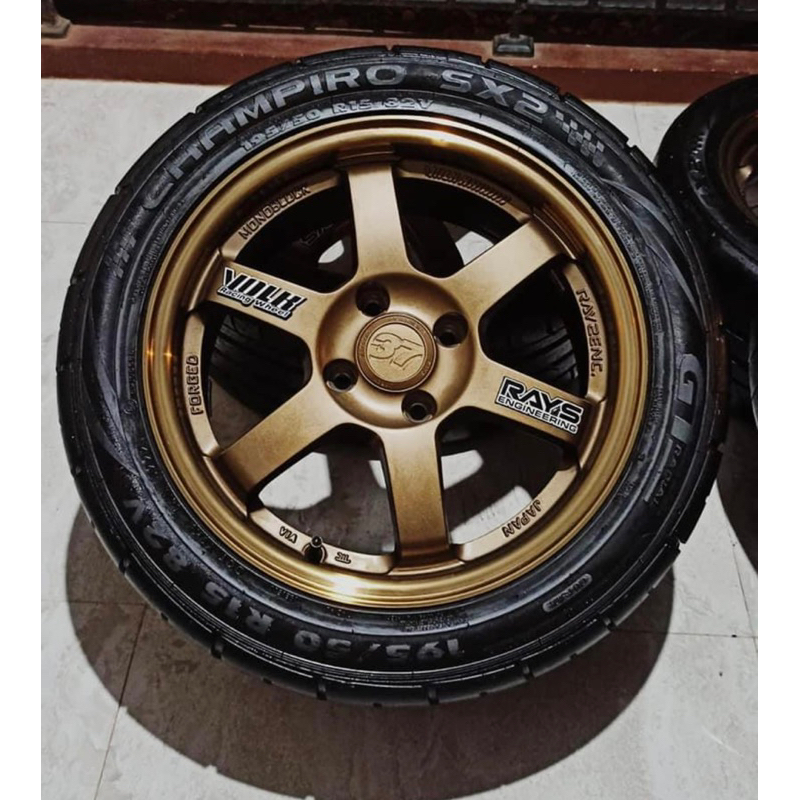 Jual VELG RAYS TE37 BAN SEMISLICK CHAMPIRO SX2 195/90 R15 | Shopee ...