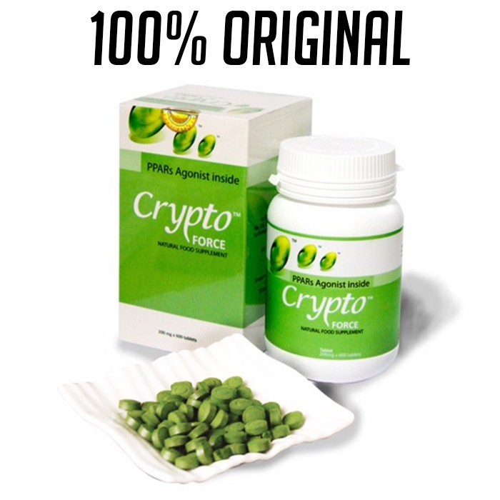 Jual Crypto Force Cryptoforce Isi 600 Tablet Jamin ORIGINAL Suplemen ...