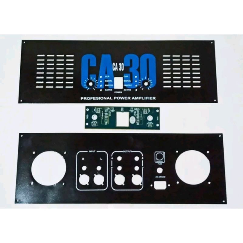 Jual Plat Panel Depan Belakang CA30 Power Amplifier Plus PCB Panel ...