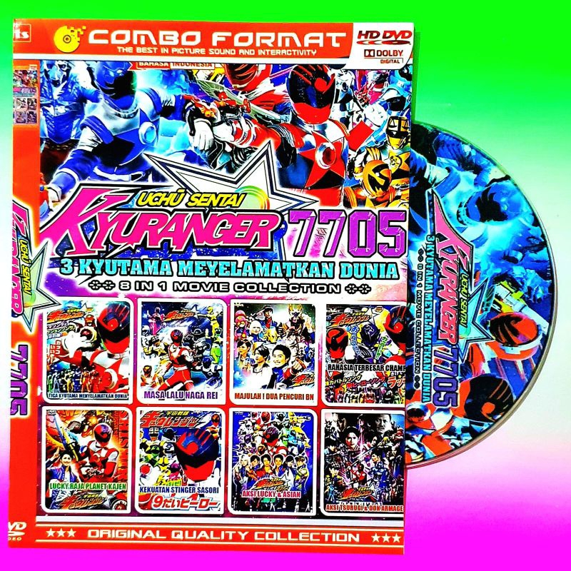 Jual KASET DVD KOLEKSI KYURANGER TERLARIS - KYURANGER LENGKAP | Shopee ...