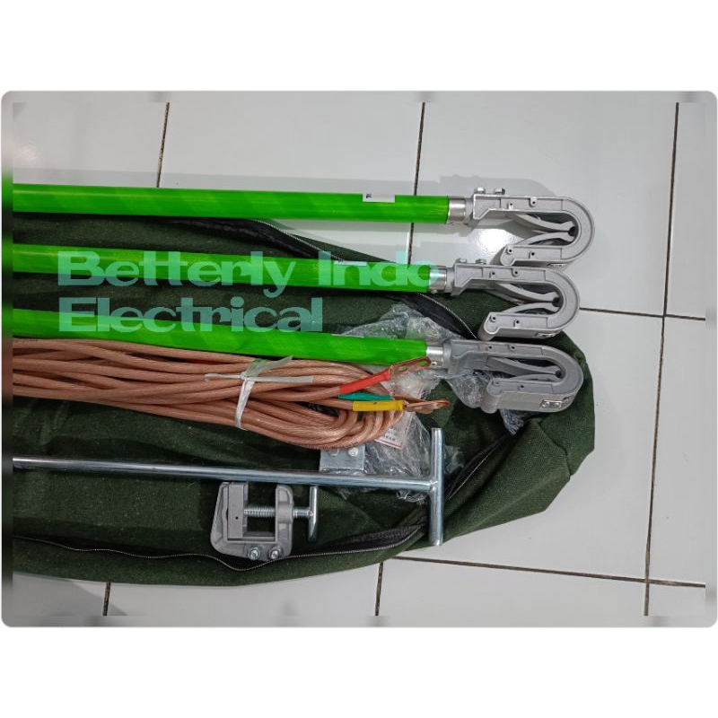 Jual Grounding set 20 kv PLN Grounding stick 20 up to 35 kv wire 25mm ...