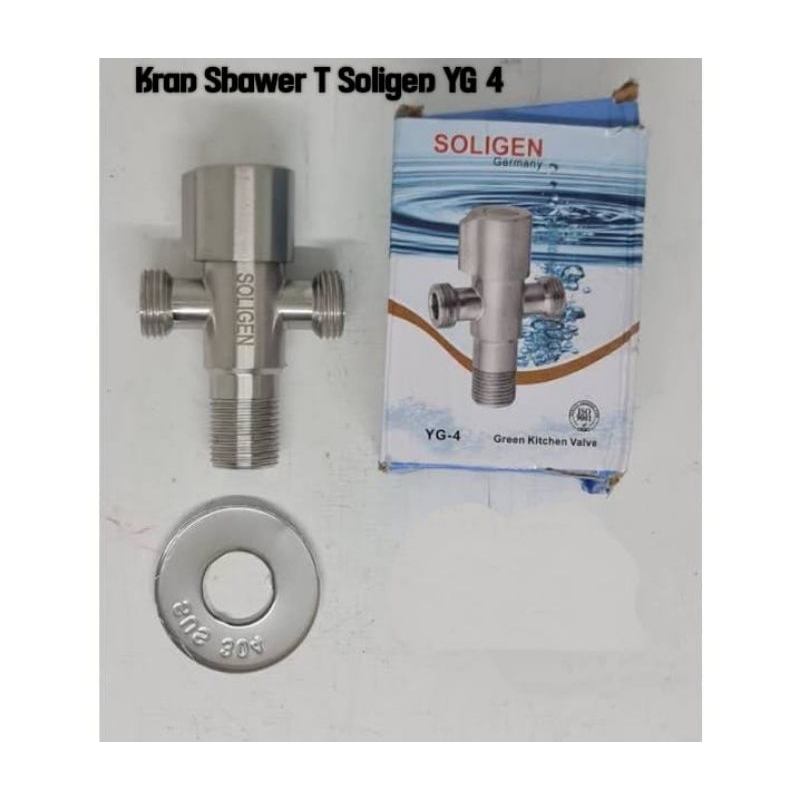 Jual Stop kran shower T cabang 2 SOLIGEN YG-4 | Shopee Indonesia