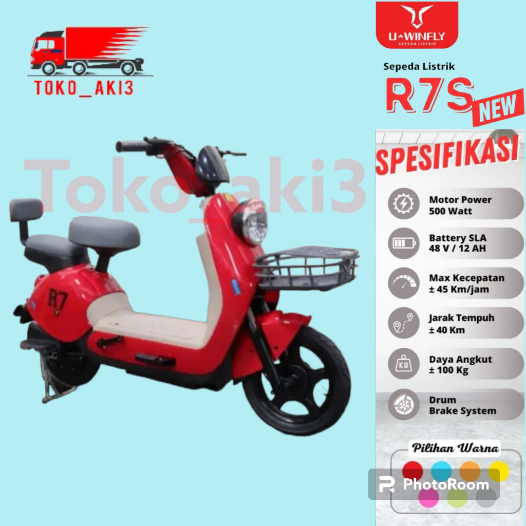Jual sepeda listrik uwinfly m60 R7S R8S sepeda listrik uwinfly ...