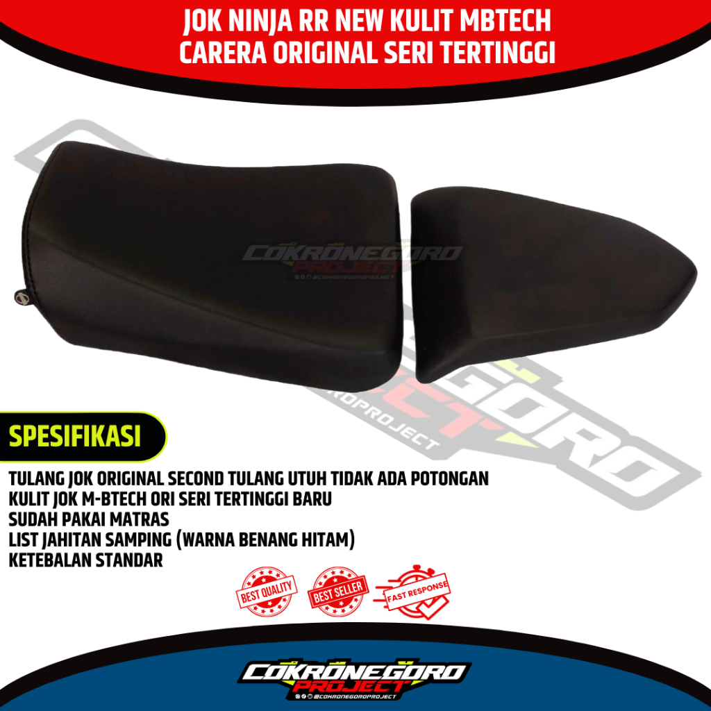 Jual Jok Ninja RR New Kulit Mbtech Carera Original Seri Tertinggi | Shopee Indonesia