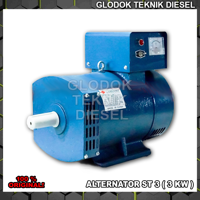 Jual Sumura Alternator Dinamo Pembangkit Listrik STC ST 3 KW Altenator 3KW 1 Phase Original ...