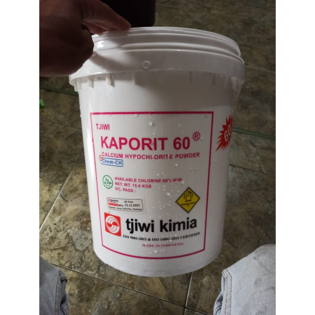 Jual Ember Bekas Kaporit Kapasitas 20 Liter Bahan Kuat Dan Anti Pecah ...