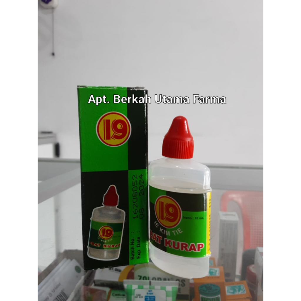 Jual Kurap Cair Cap 19 Ie Kim Tie Botol 10 ml | Shopee Indonesia