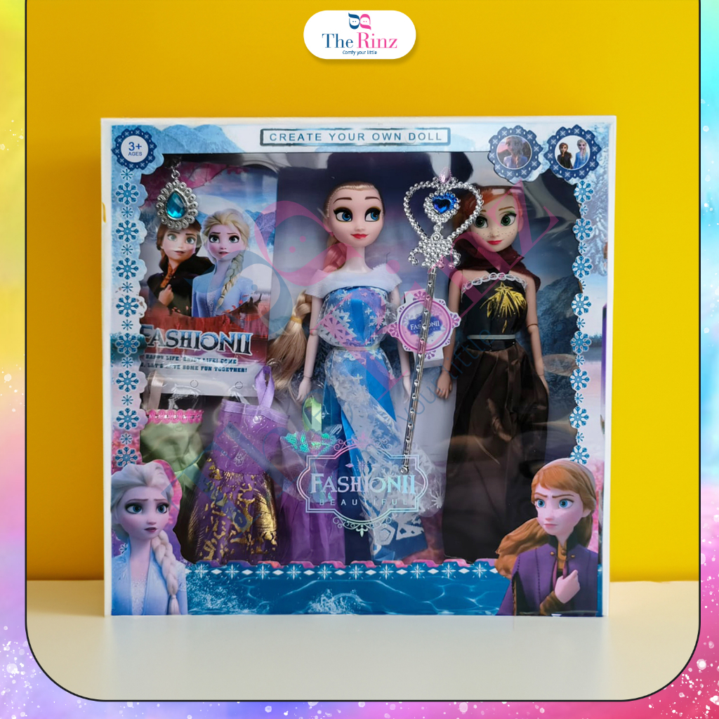 Jual mainan boneka anna elsa frozen | Shopee Indonesia