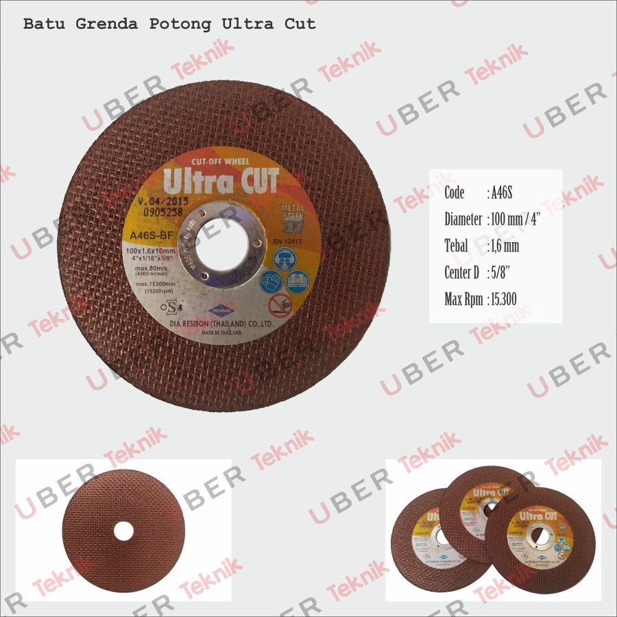 Jual Batu Gerinda Potong Ultra Cut A46S 1,6mm | Shopee Indonesia