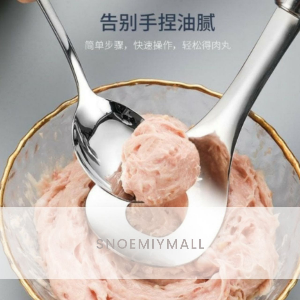 Jual 『MPD』Sendok Cetakan Bakso / Alat Pembuat Bakso Stainless Steel ...