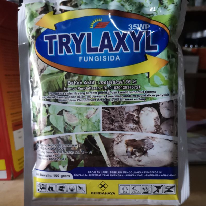 Jual Fungisida Trylaxyl 35WP kmsn 100gr, Fungisida sistemik bahan ...