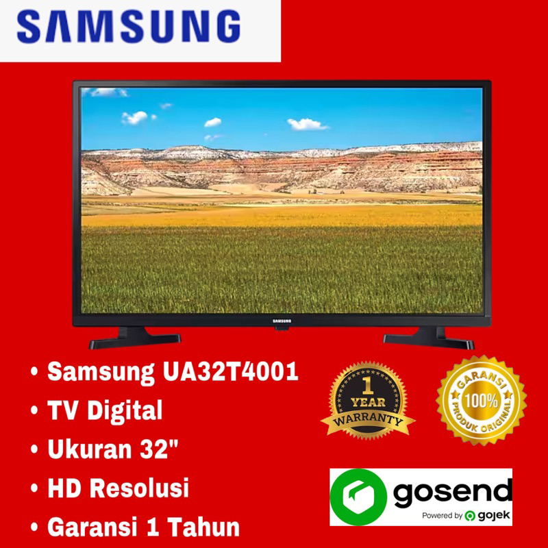 Jual Samsung LED TV Digital 32 Inch UA32T4001AKXXD | Shopee Indonesia