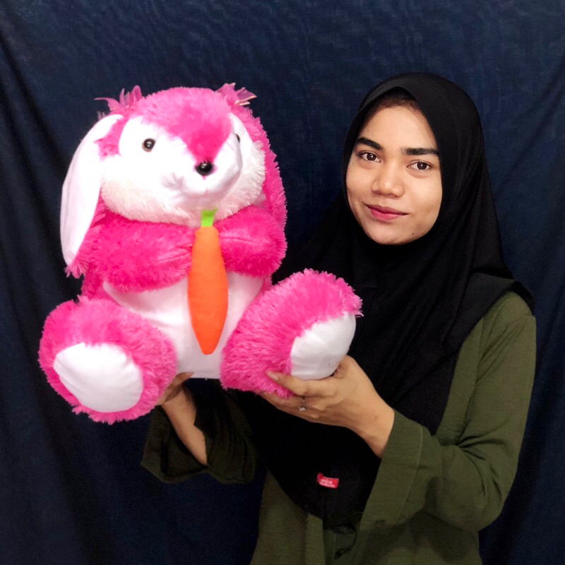 Jual Boneka Kelinci Wortel Murah Ukuran Sedang boneka rabbit hewan ...