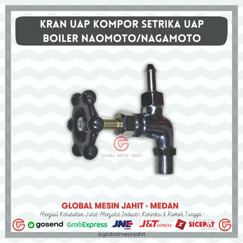 Jual Kran Uap Kompor Setrika Uap / Boiler Naomoto / Nagamoto | Shopee ...