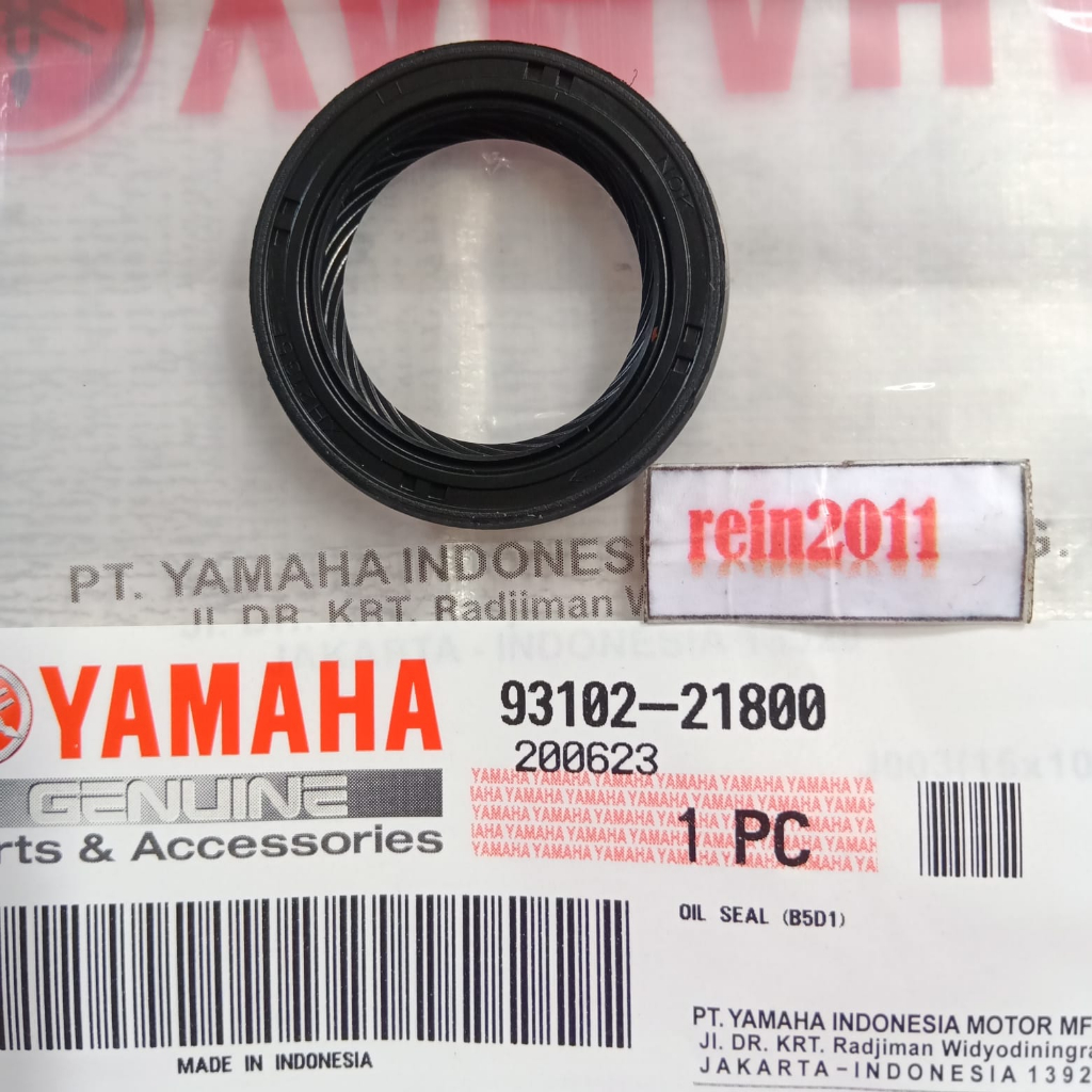 Jual SEAL SIL KRUK AS KREK AS KANAN FREEGO GEAR 125 FAZZIO ASLI ORI ...