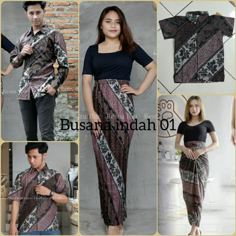 Jual COUPLE BATIK / BATIK WISUDA / SERAGAMAN BATIK LARAS TARO | Shopee ...